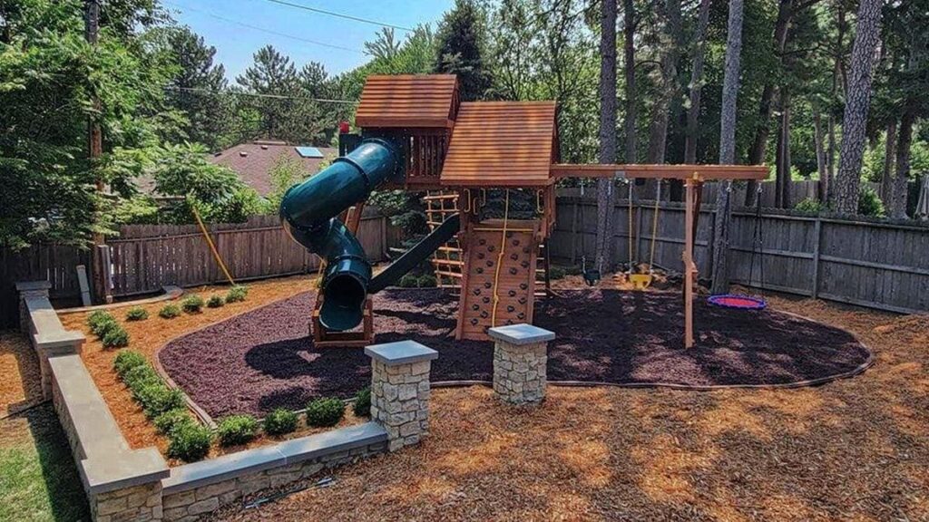 Play Area Certified Rubber Mulch and Borders: The Safest Choice for ...